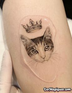 50 Tatouages De Chat Pour Immortaliser Votre Compagnon