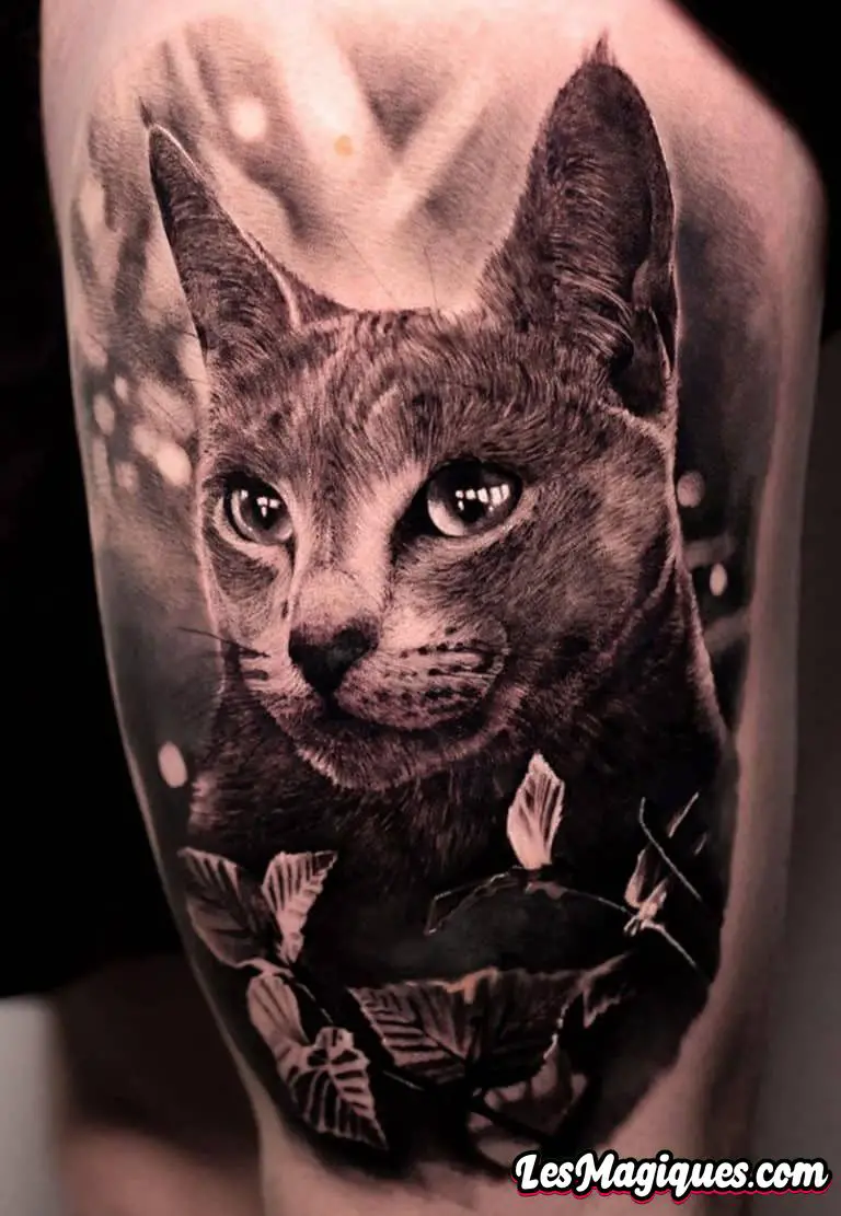 50 Tatouages De Chat Pour Immortaliser Votre Compagnon