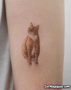 50 Tatouages De Chat Pour Immortaliser Votre Compagnon